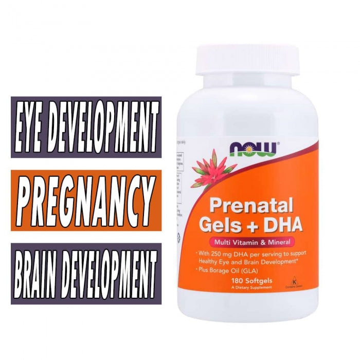 Prenatal Gels Plus DHA – HTP Supps
